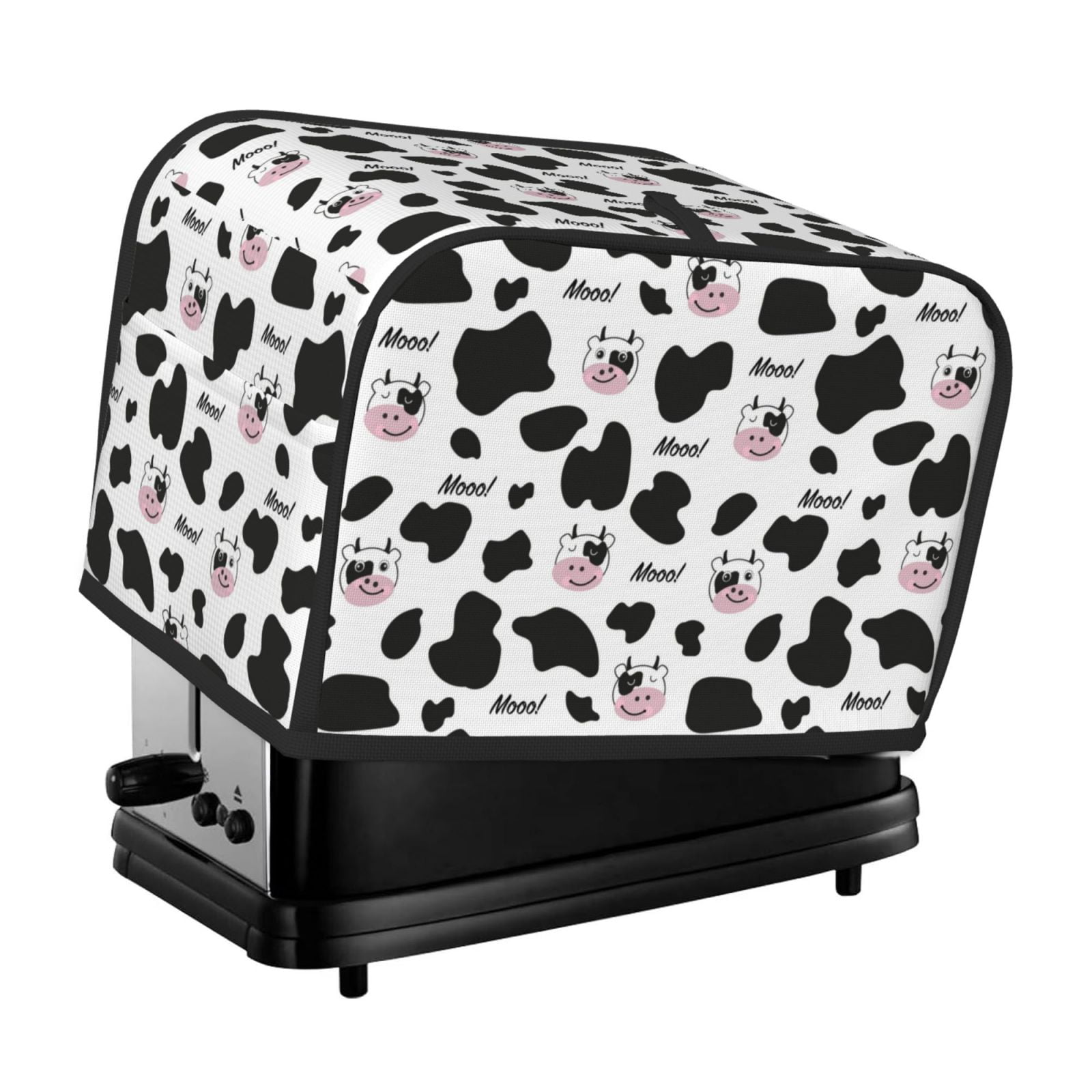 Toaster Covers 2 Slice, Cartoon Cute Cow Print Cow Head Waterproof ...