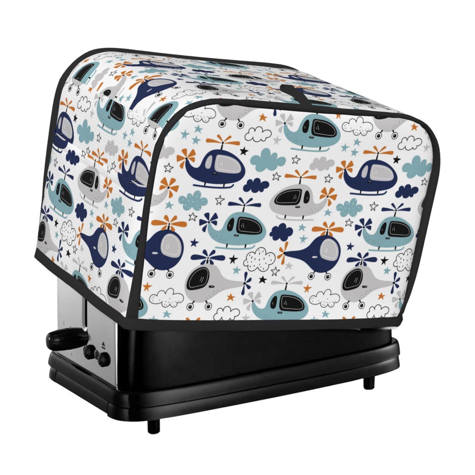Toaster Covers 2 Slice, Cartoon Helicopters Waterproof Bread Machine ...