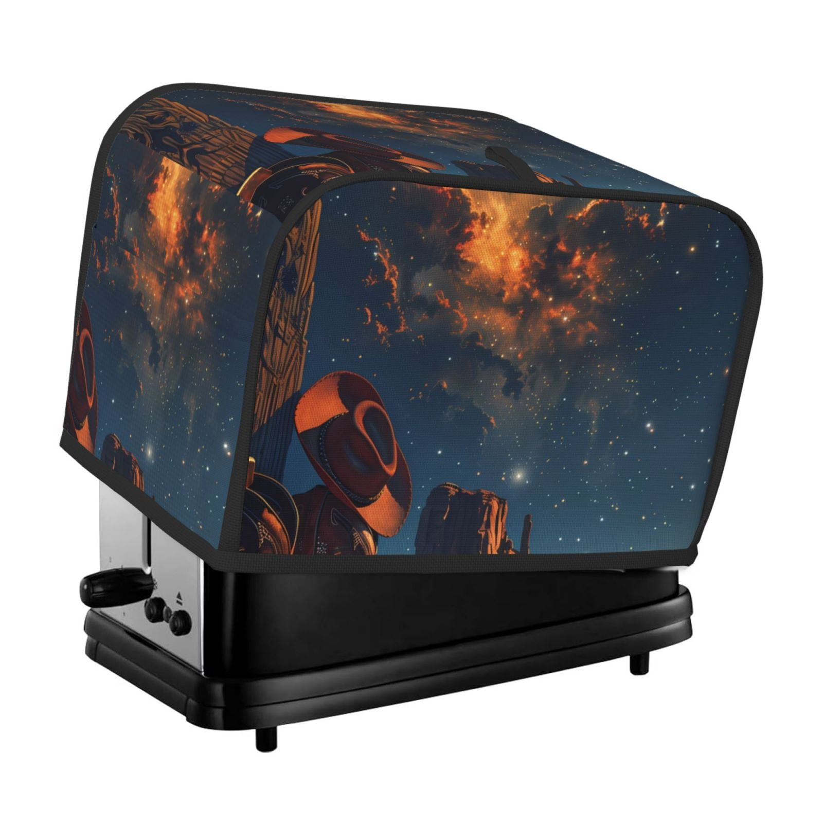 Toaster Covers 2 Slice, Cowboy Boots Under Starry Sky Waterproof Bread ...