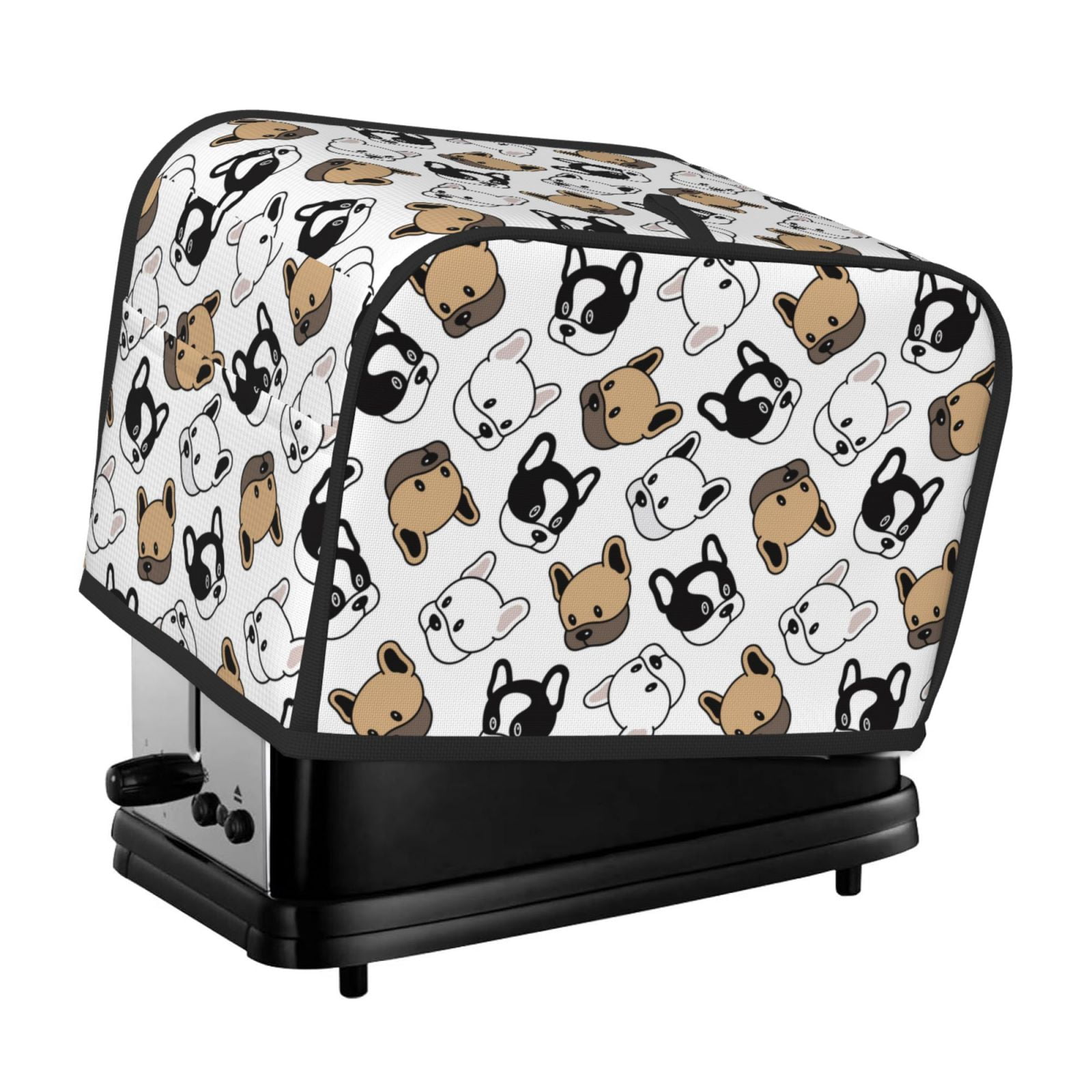 Toaster Covers 2 Slice, Cute French Bulldog Waterproof Bread Machine ...