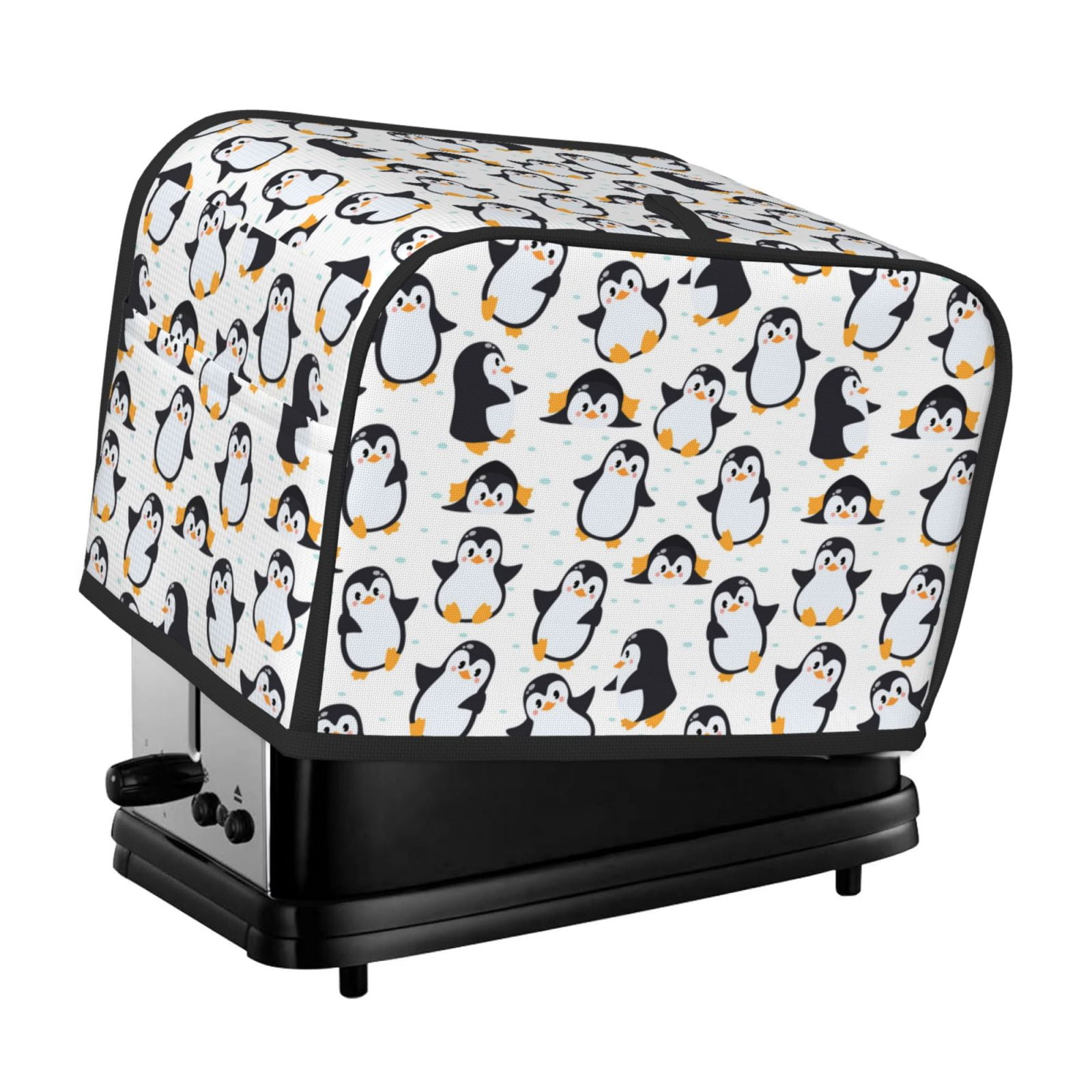 Toaster Covers 2 Slice, Cute Penguins Waterproof Bread Machine Cover ...
