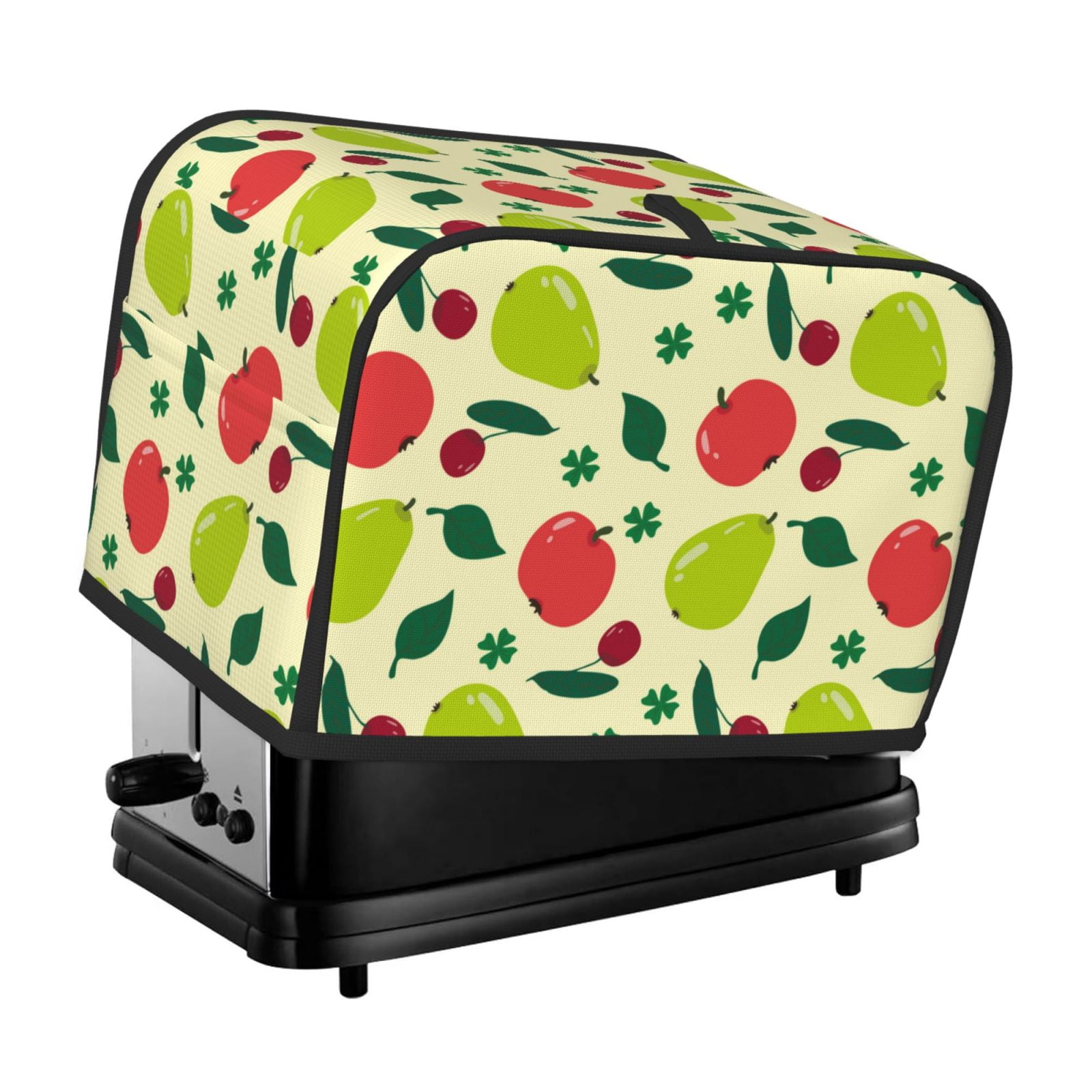 Toaster Covers 2 Slice, Cute Teal Pear Red Fruit Waterproof Bread ...