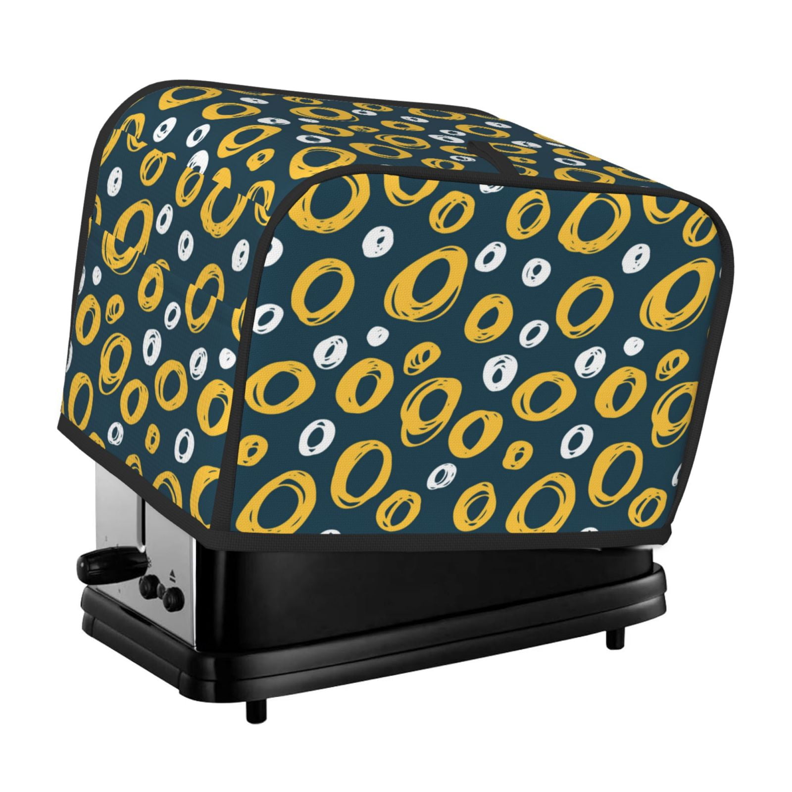 Toaster Covers 2 Slice, Doodle casual polka dot Waterproof Bread ...
