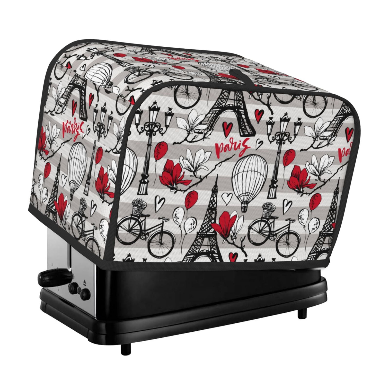 Toaster Covers 2 Slice, Eiffel Tower Retro Waterproof Bread Machine ...
