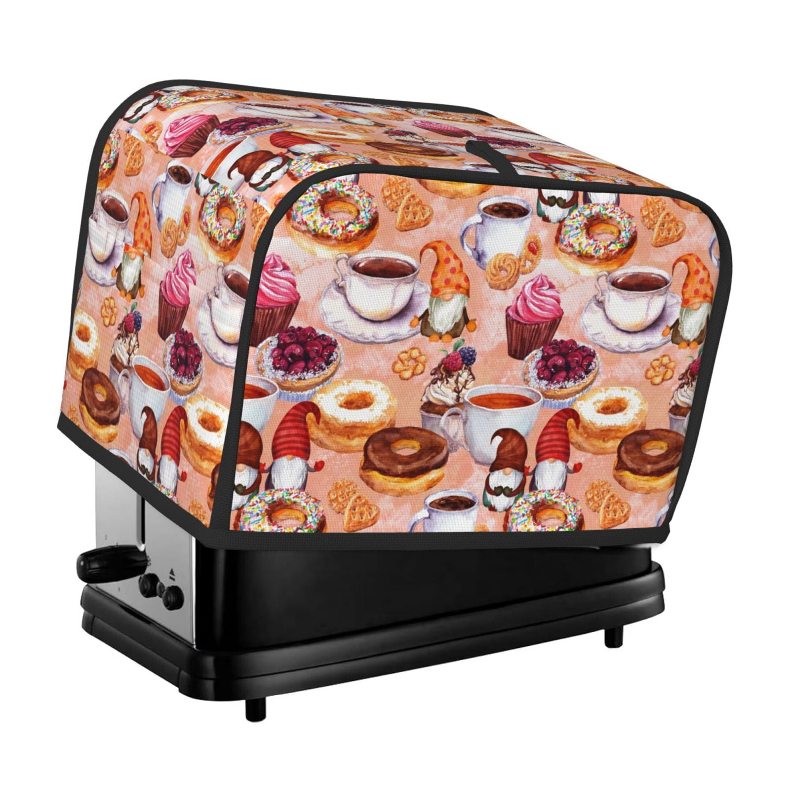 Toaster Covers 2 Slice, Gnomes With Coffee Waterproof Bread Machine ...