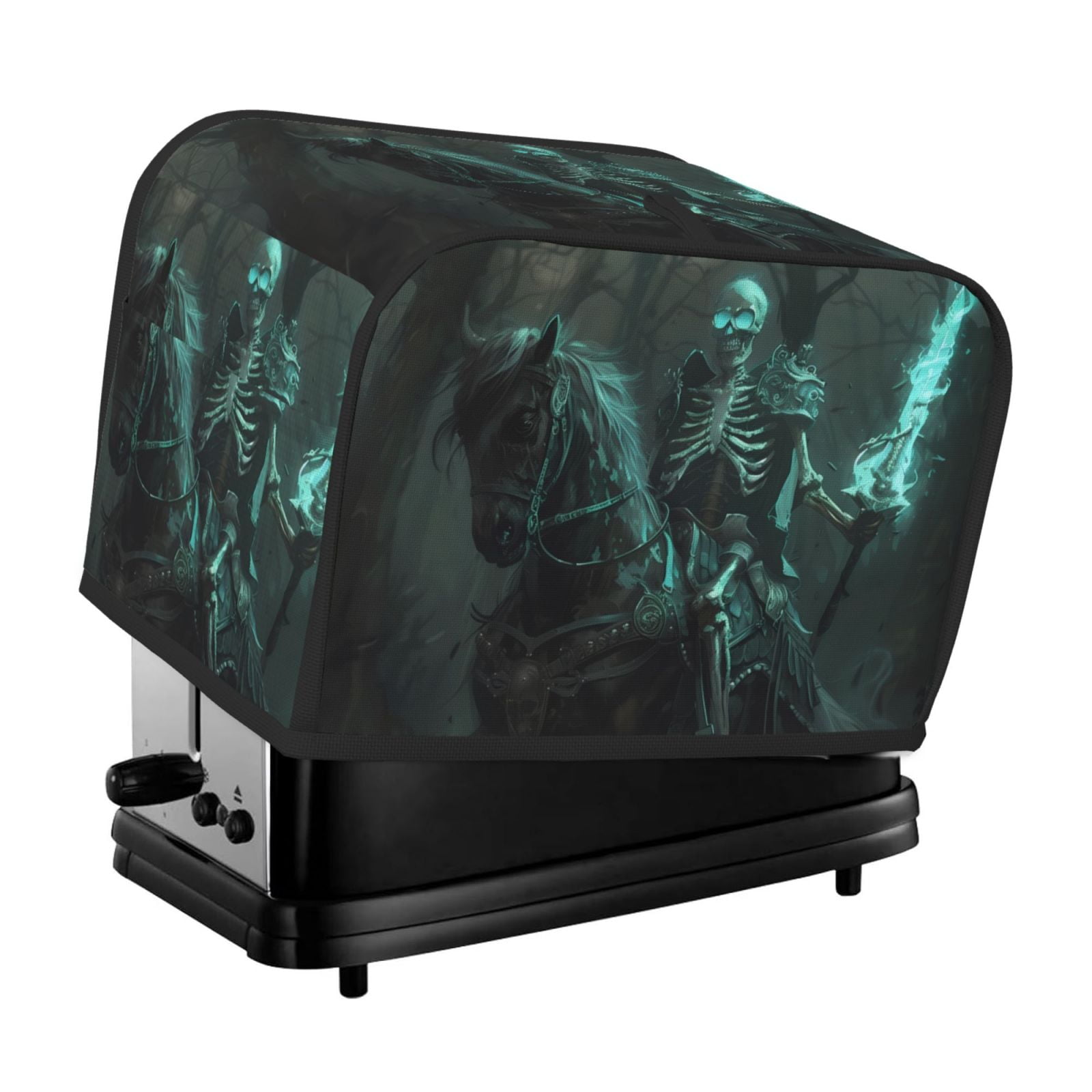 Toaster Covers 2 Slice, Halloween Cold Flame Knight Waterproof Bread ...