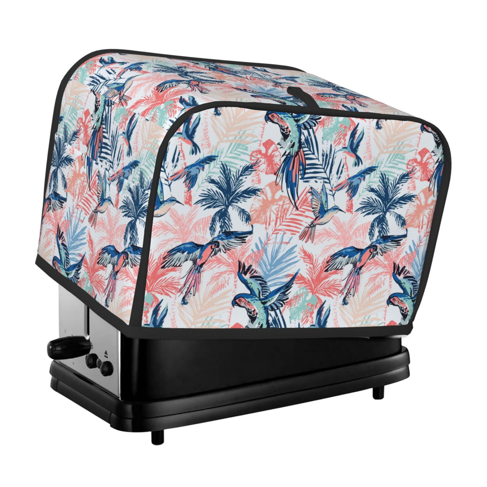 Toaster Covers 2 Slice, Hand Drawn Cute Parrot Bird Waterproof Bread ...