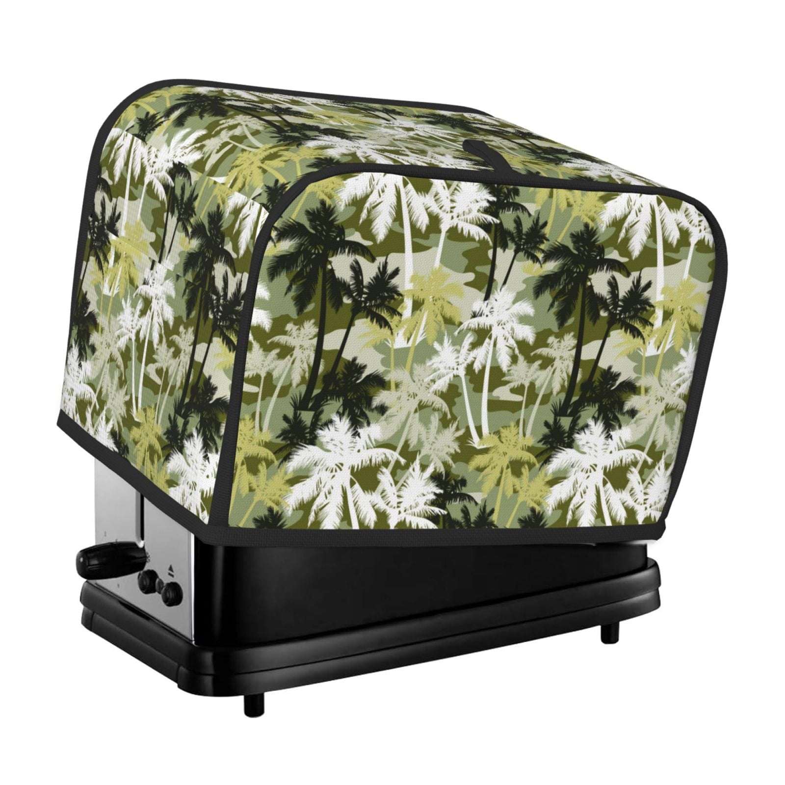 Toaster Covers 2 Slice, Hawaiian Style Black Green Waterproof Bread ...