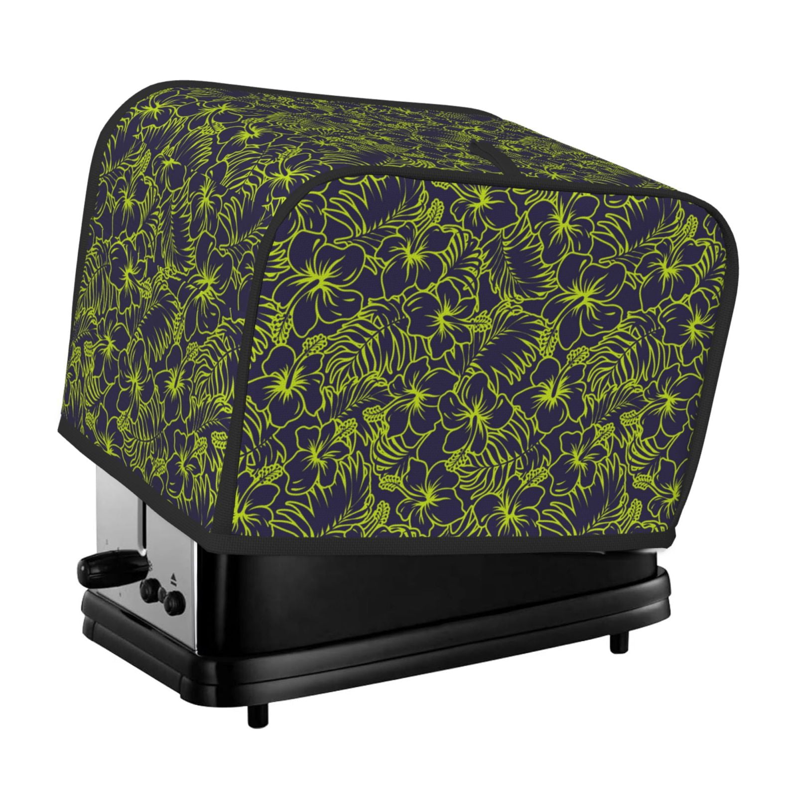 Toaster Covers 2 Slice, Hibiscus flowers tropical leaves Waterproof ...