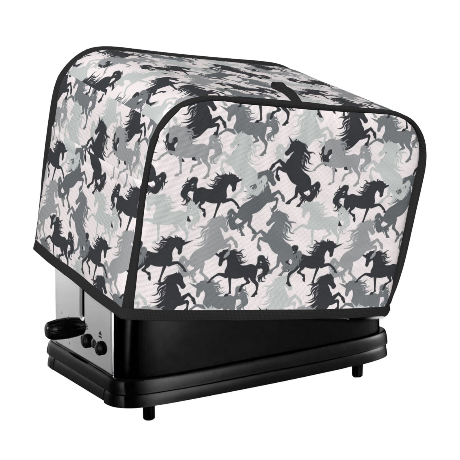 Toaster Covers 2 Slice, Modern Minimalist Cool Horse Waterproof Bread ...