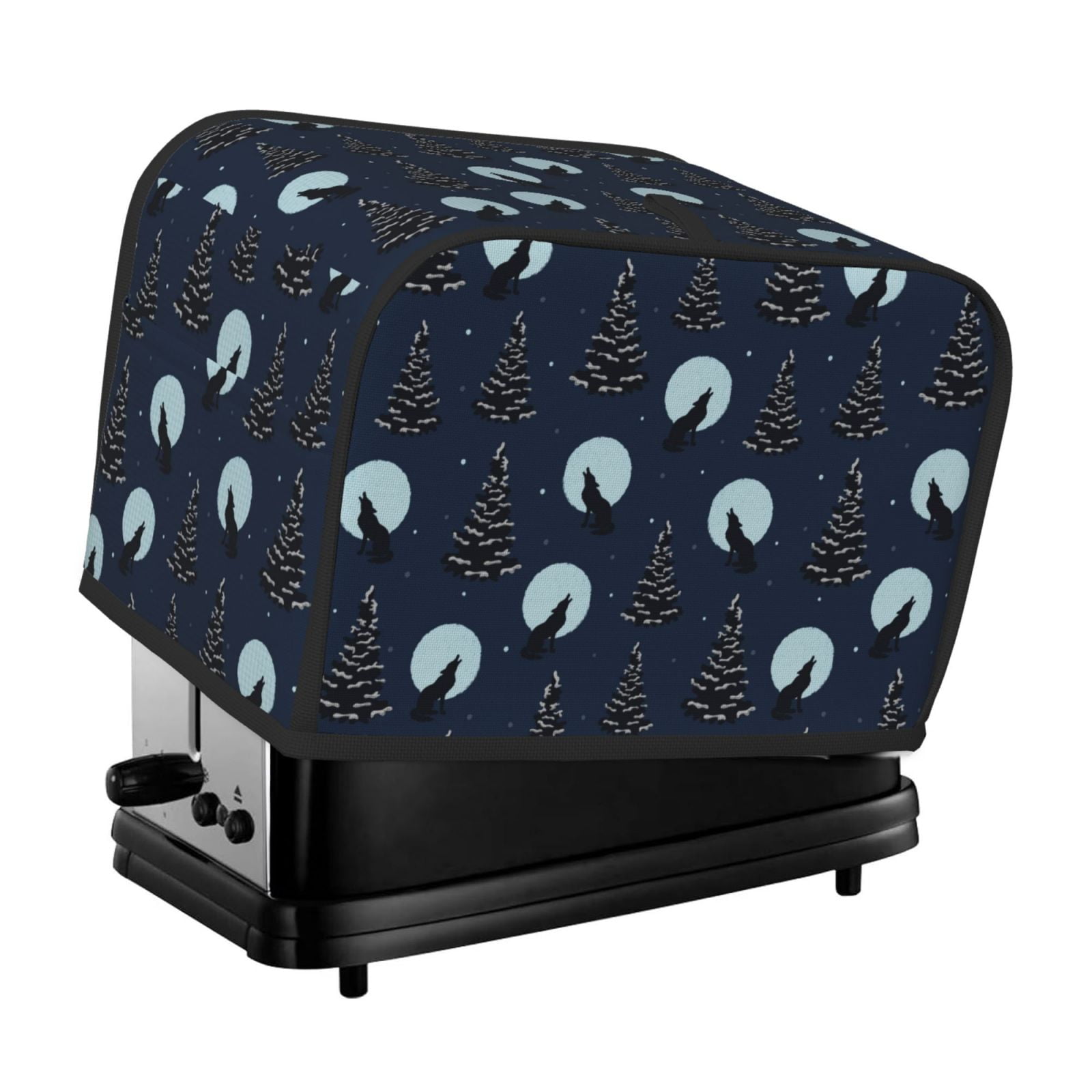 Toaster Covers 2 Slice, Night Forest Wolf Waterproof Bread Machine ...