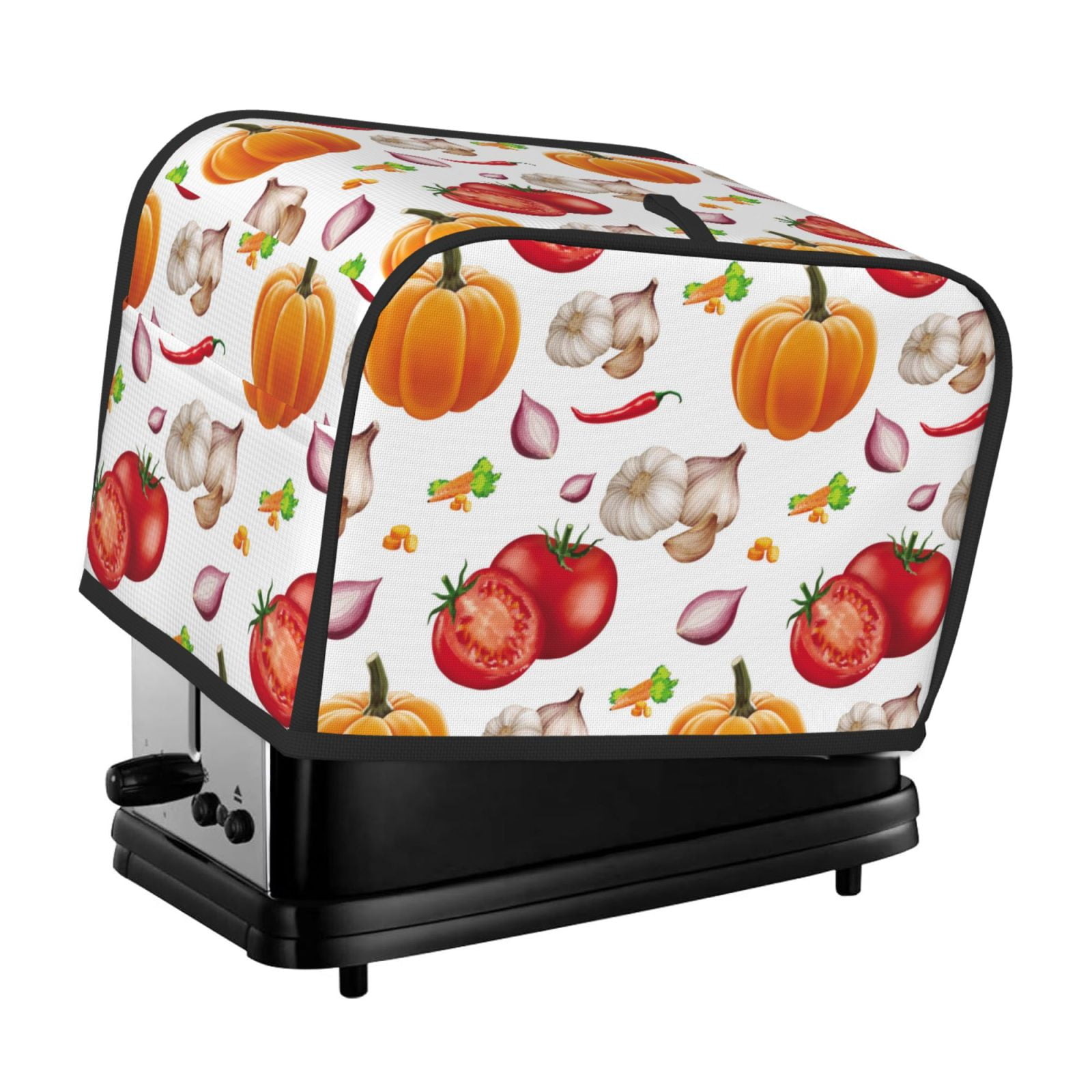 Toaster Covers 2 Slice, Onion pumpkin garlic Waterproof Bread Machine ...