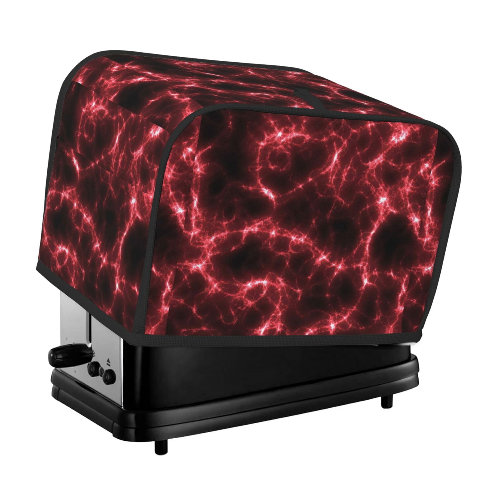 Toaster Covers 2 Slice, Red Line Waterproof Bread Machine Cover Fits ...