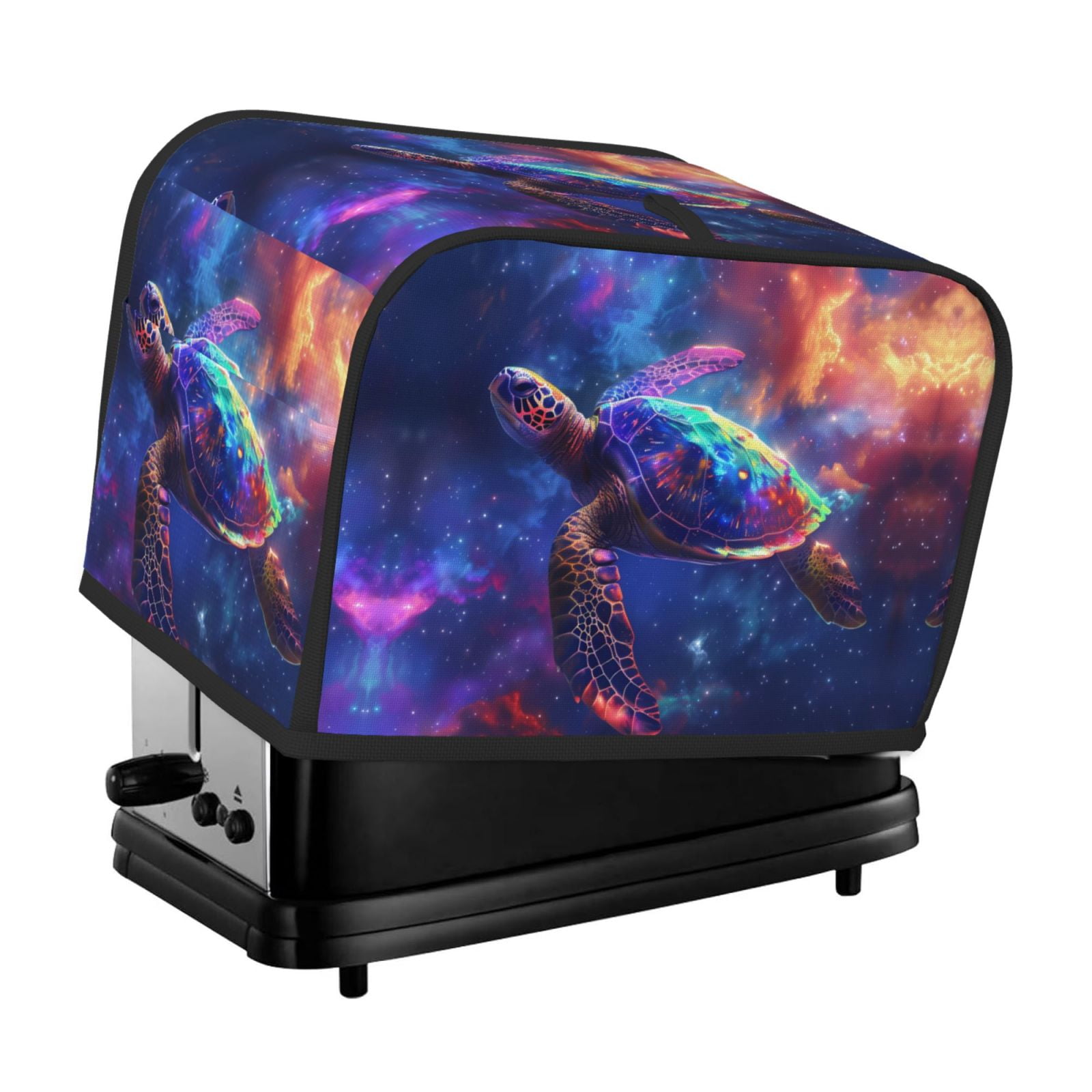 Toaster Covers 2 Slice, Starry Sky Turtle Waterproof Bread Machine ...