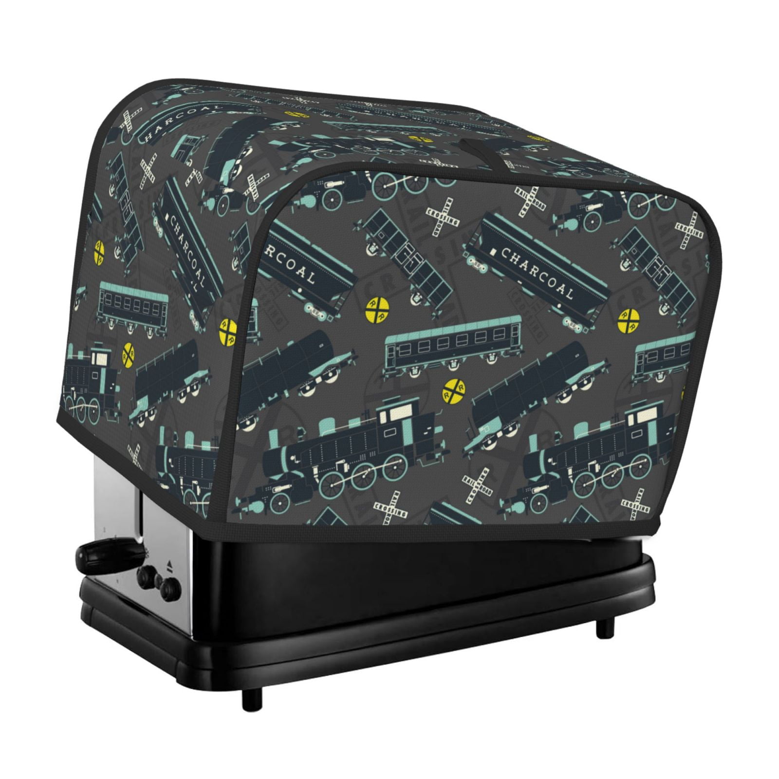 Toaster Covers 2 Slice, Train Pattern funny Waterproof Bread Machine ...