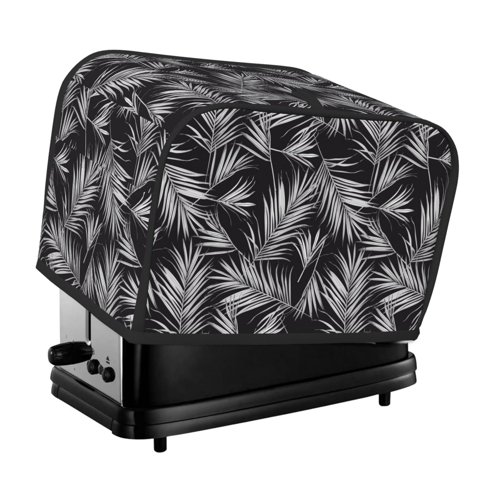 Toaster Covers 2 Slice, White palm leaves_G Waterproof Bread Machine ...