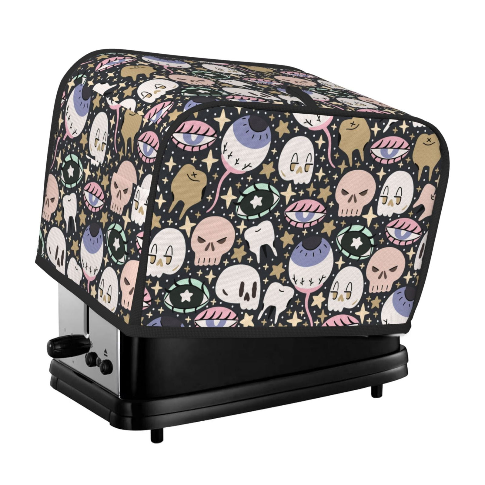 Toaster Covers 2 Slice, cartoon cute Skull star Waterproof Bread ...