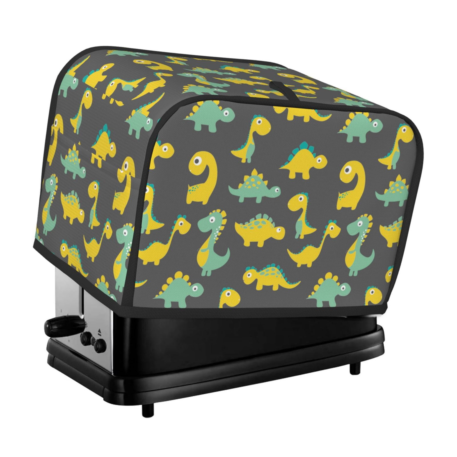 Toaster Covers 2 Slice, cute Dinosaur yellow Waterproof Bread Machine ...