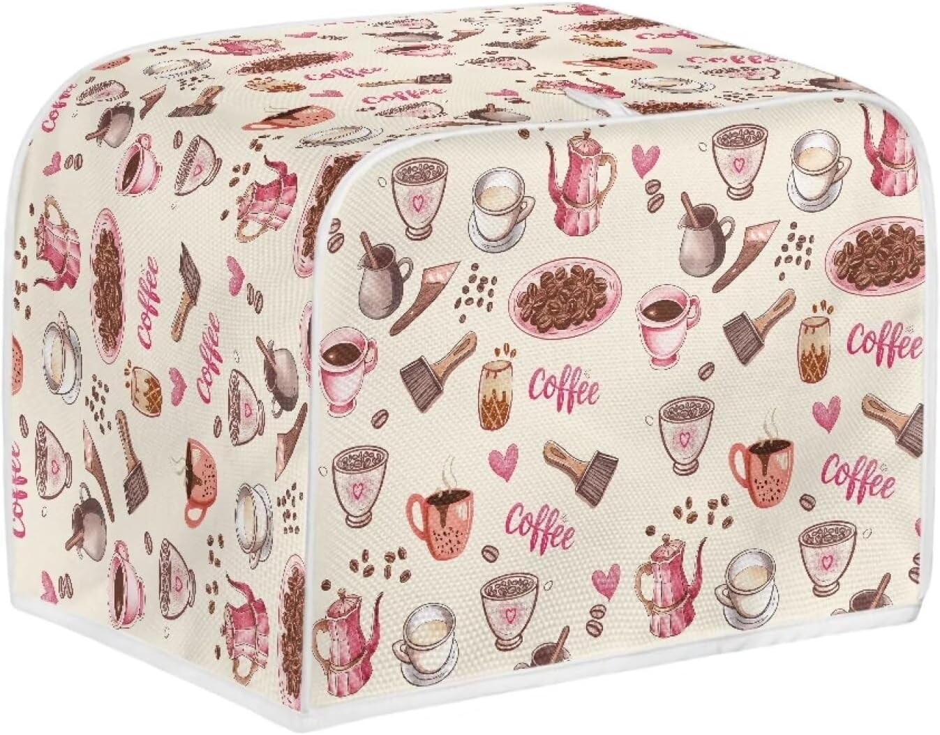 Toaster Dust Cover 4 Slice, Microwave Toaster Oven Grill Cover Stain ...