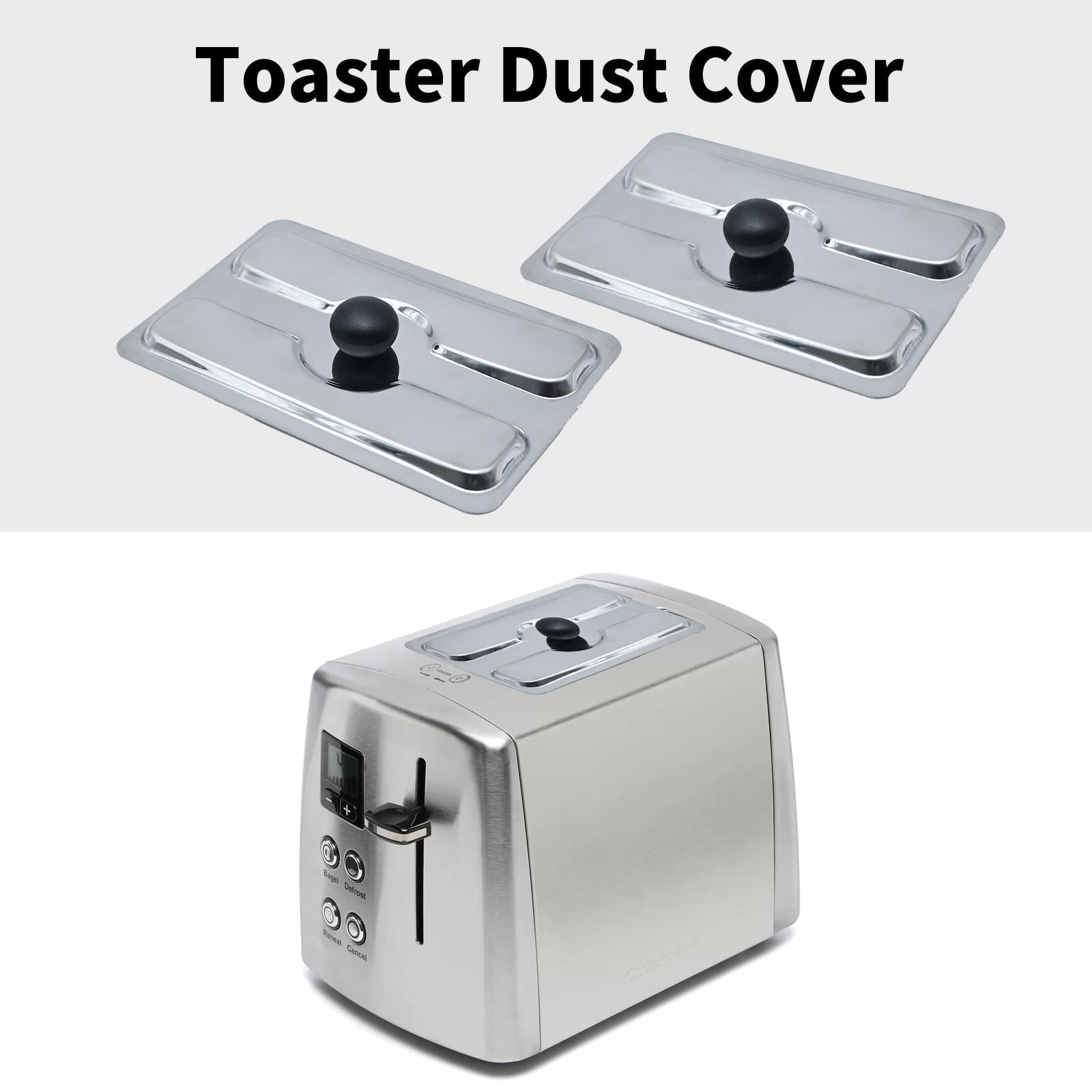 Toaster Dust Protector,Stainless Steel Electric Bread Maker Upper ...