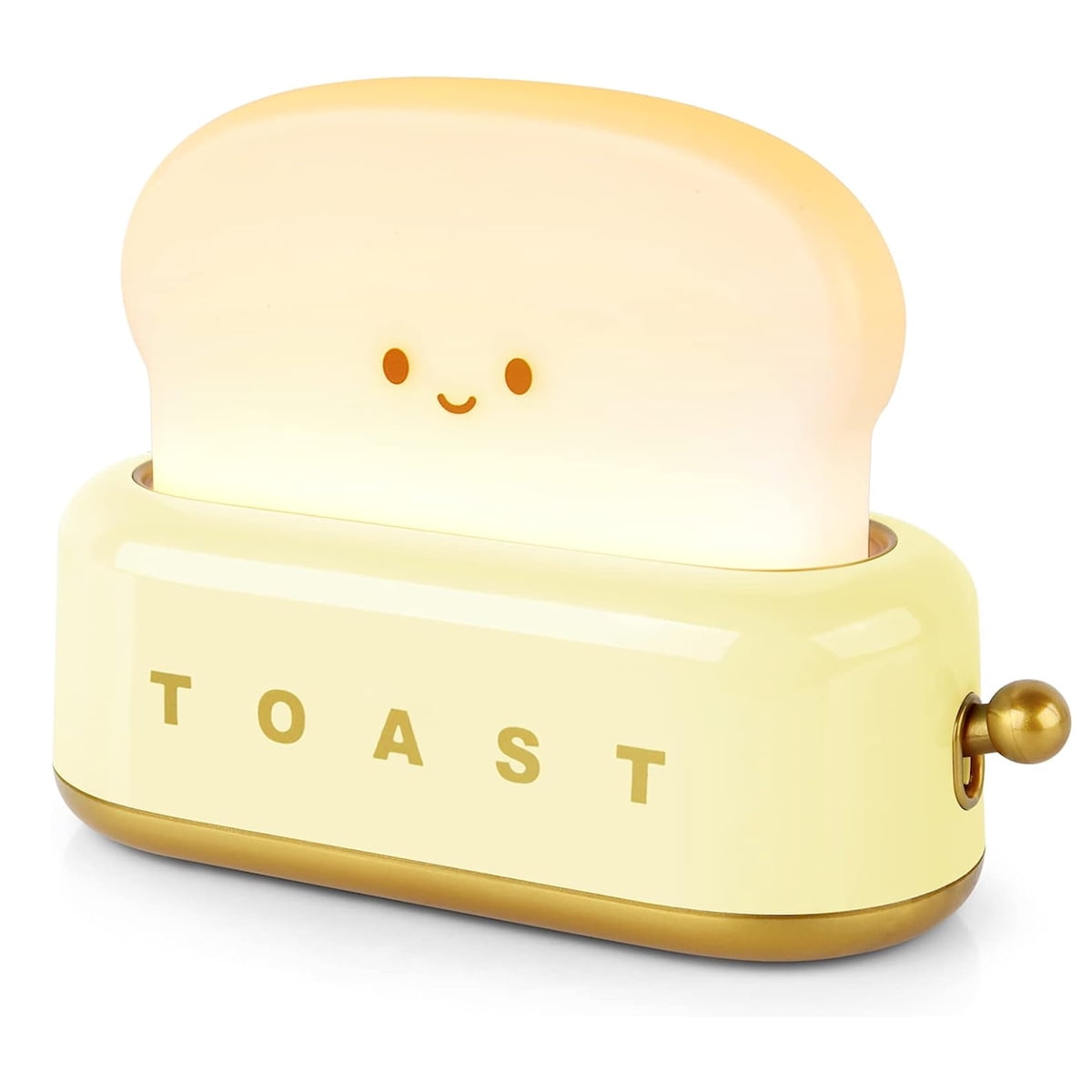 Toaster Light, small rechargeable light table decoration cute toaster ...