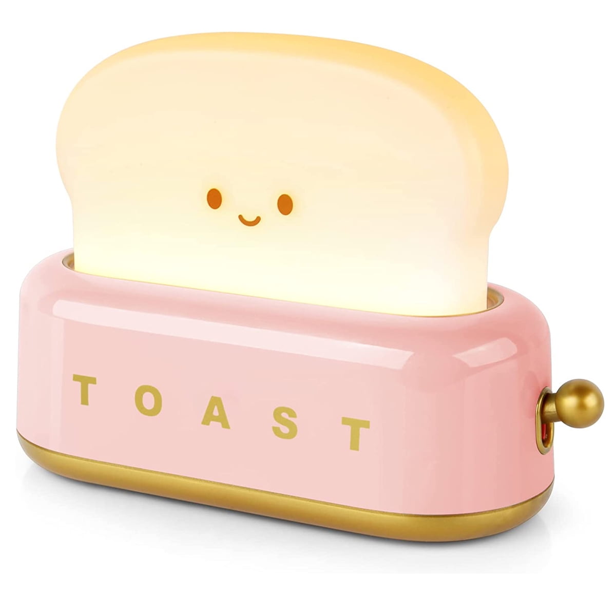 Toaster Light, small rechargeable light table decoration cute toaster ...