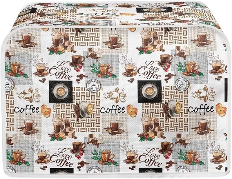 Toaster Oven Cover 4 Slice Long Slots Yellow Lemon Graphics Appliance ...