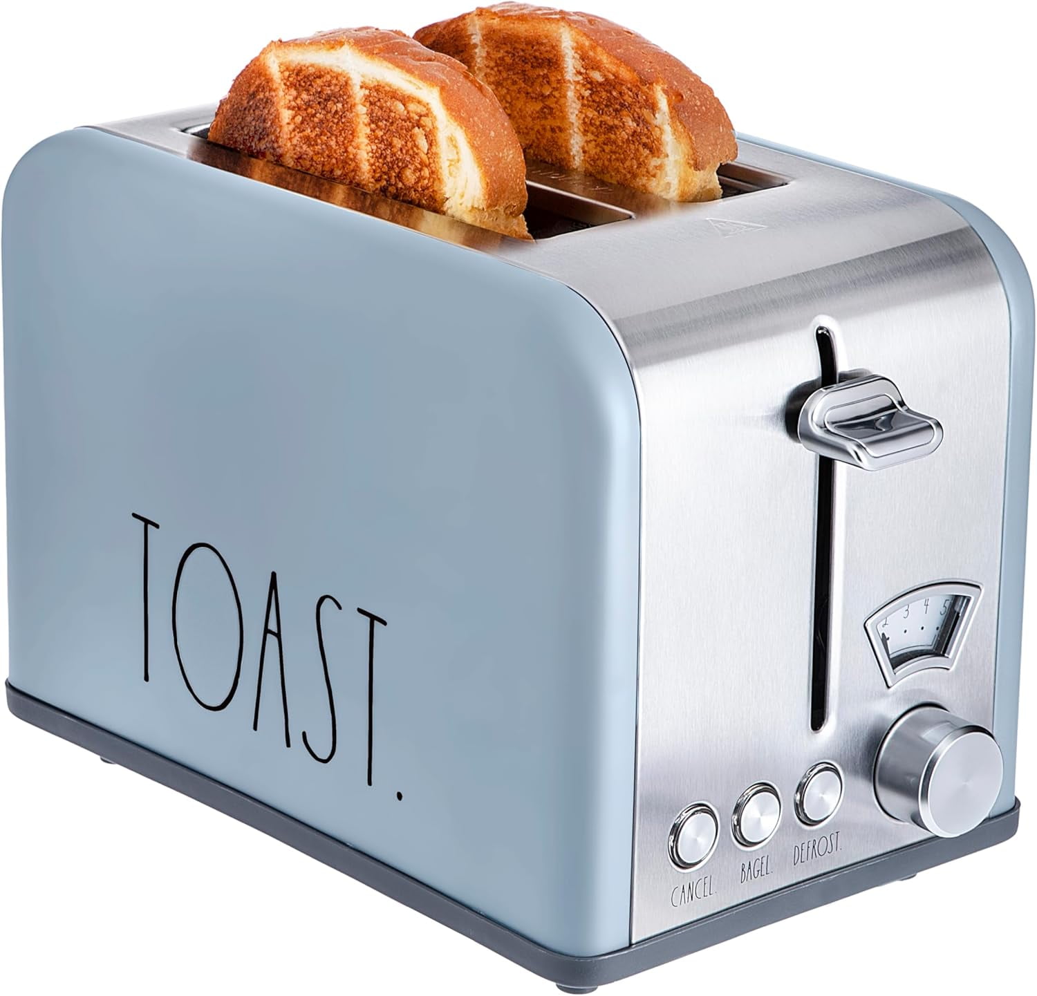 Toaster, Stainless Steel 2 Slice Square Wide Slot with 5 Browning ...