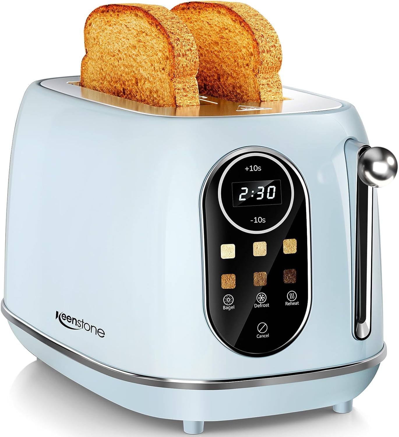 Toaster Touch Control, Retro Toaster with Touchscreen, Stainless Steel ...