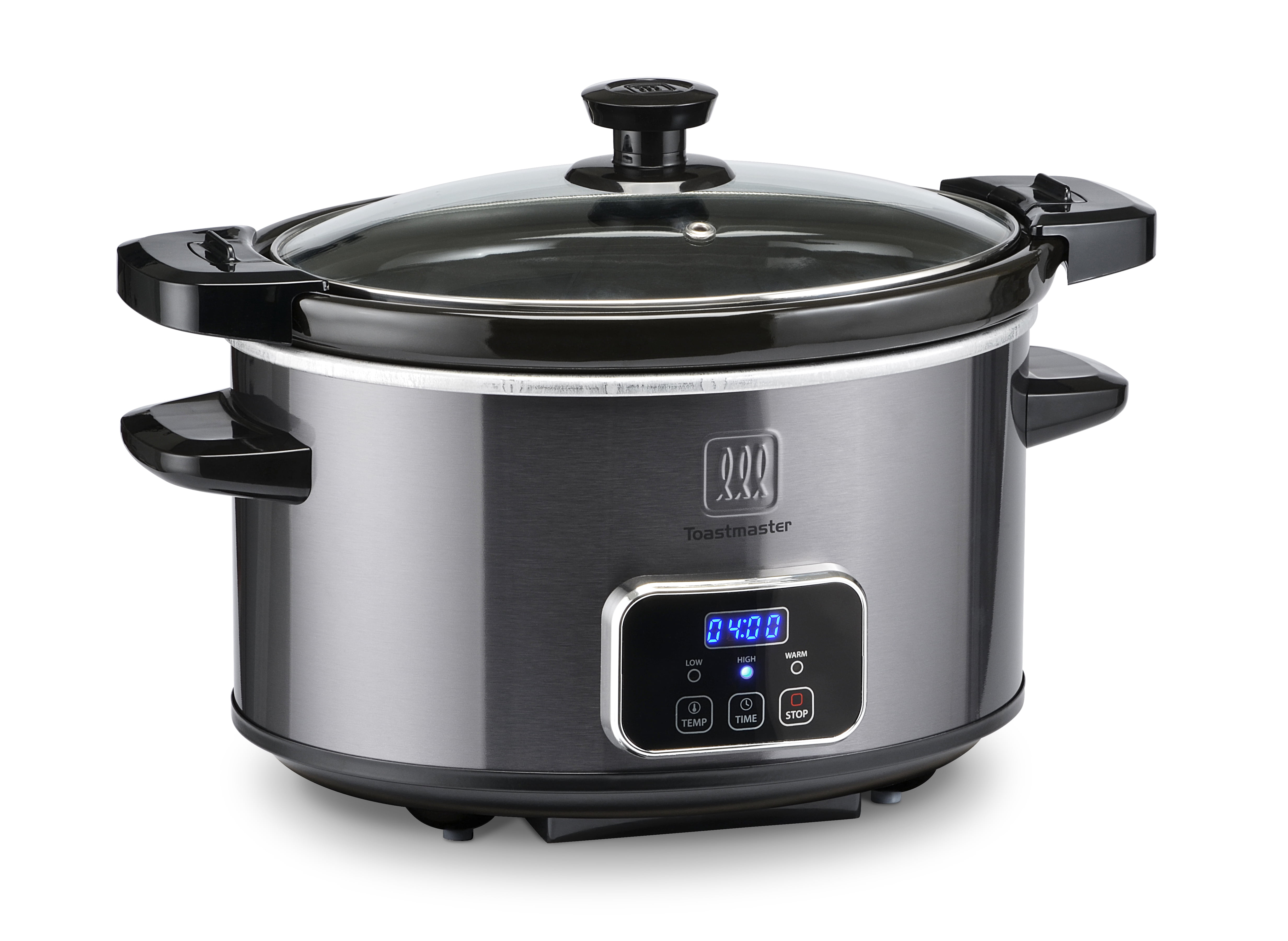 Toastmaster 4-Qt Automatic Digital Slow Cooker with Timer & Locking Lid ...