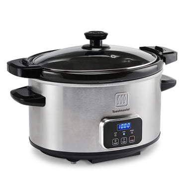 Crockpot Automatic 4-Qt. Digital Countdown Slow Cooker, Black - Walmart.com