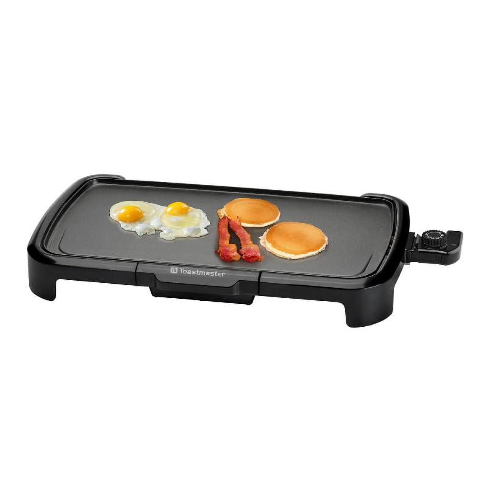 Toastmaster Electric Griddle by Select Brands, 10" x 20" Hot Plate ...