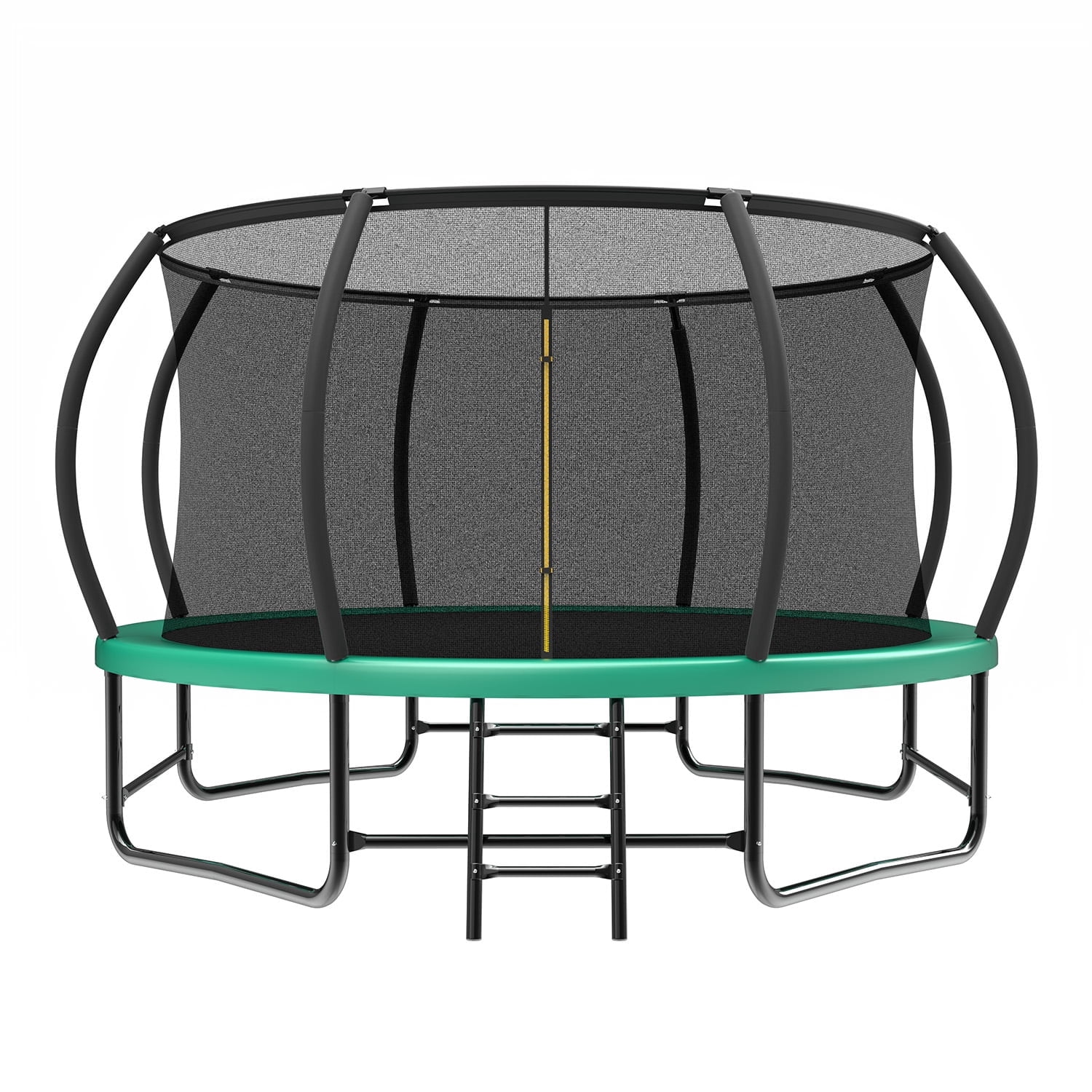 Toauuo 14FT Outdoor Trampoline for Kids with Enclosure Net - Anti-Rust ...