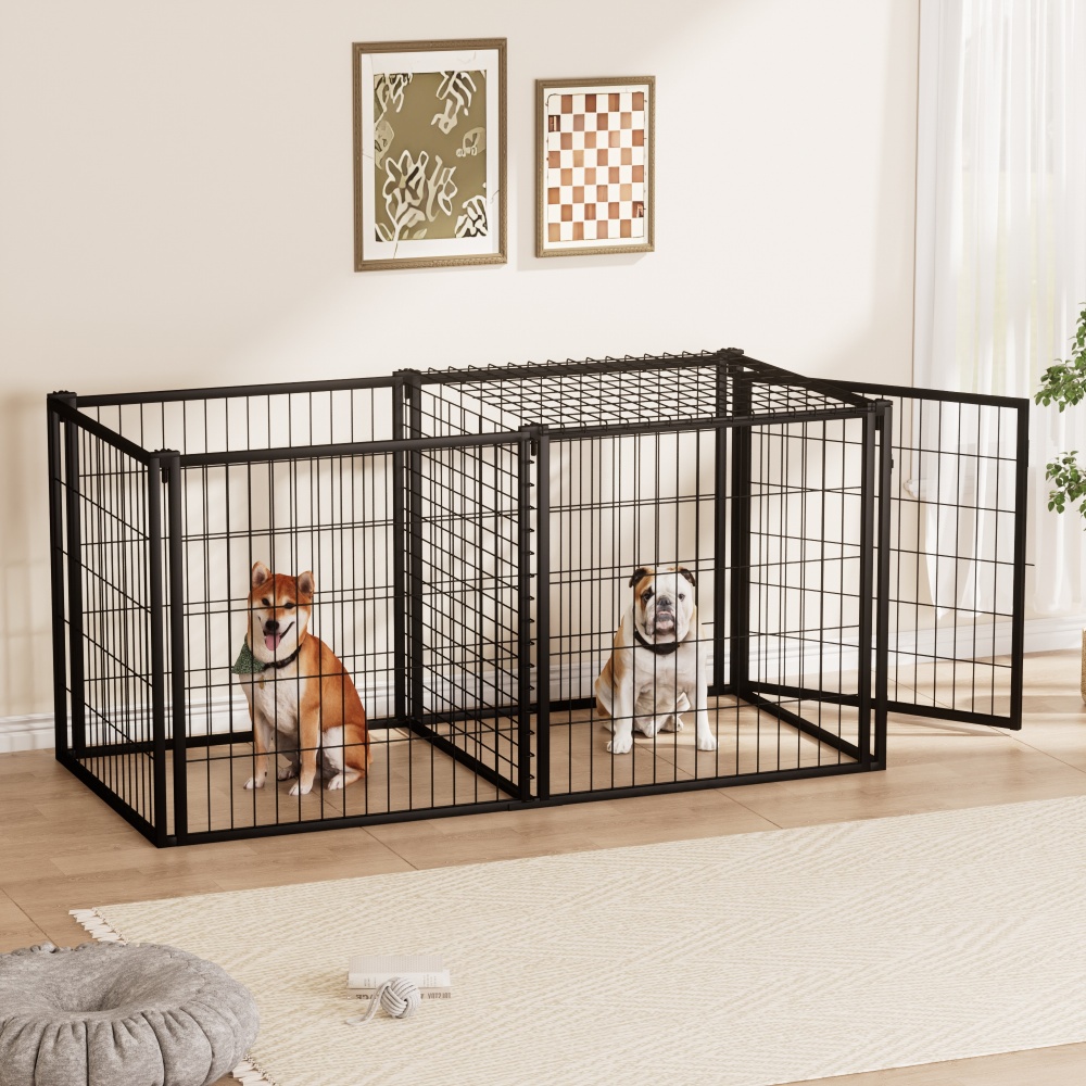 Toauuo Dog Crate Dog Kennel - for Small/Medium Dogs & Puppies, Pet ...