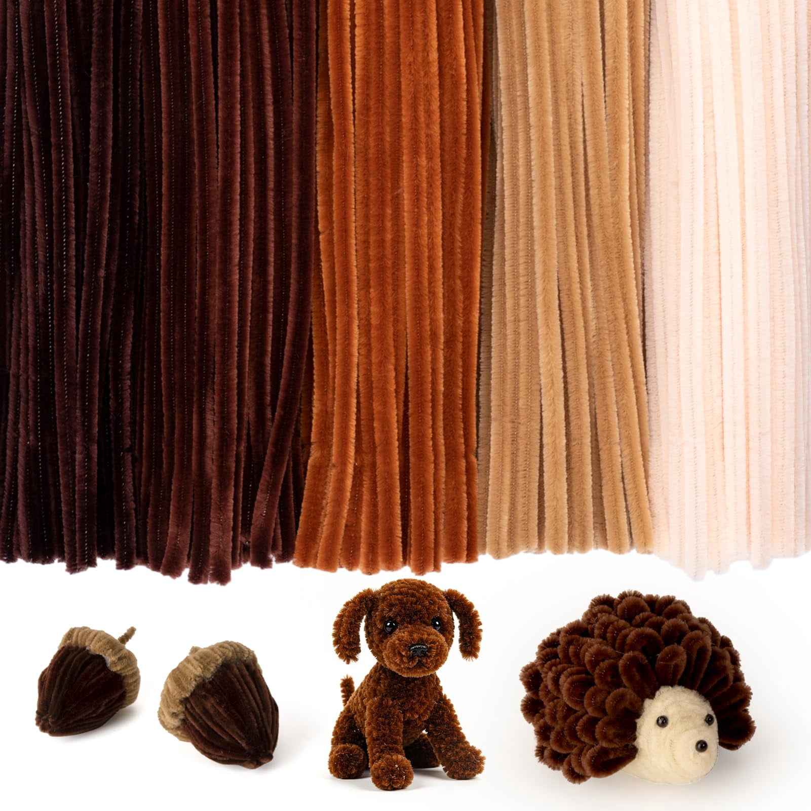 Tobacco Pipe Cleaners Gradient Brown 500 Count Crafting Projects ...