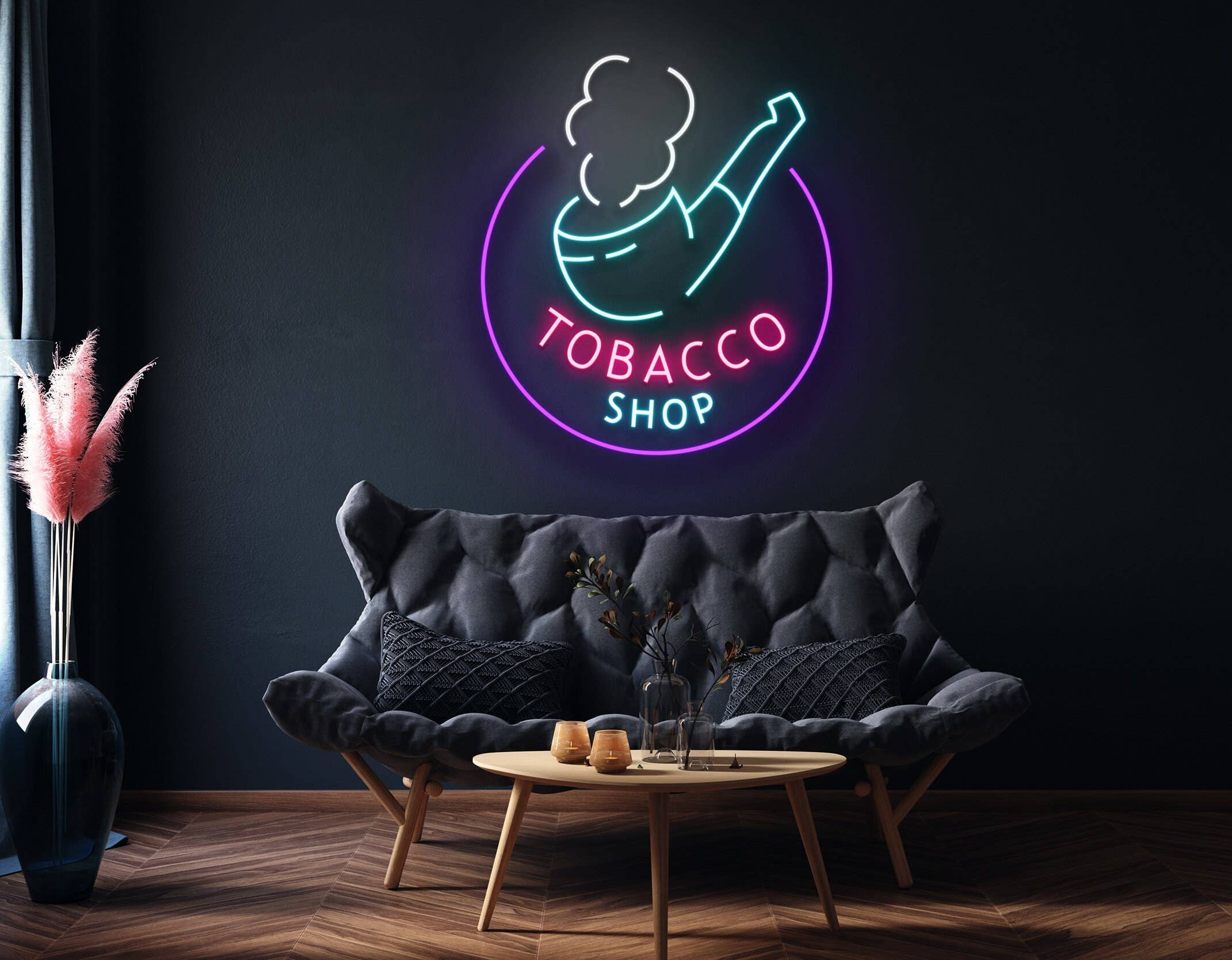 Tobacco Shop Display Neon Sign, Smoking Shop Signboard Decor - Walmart.com