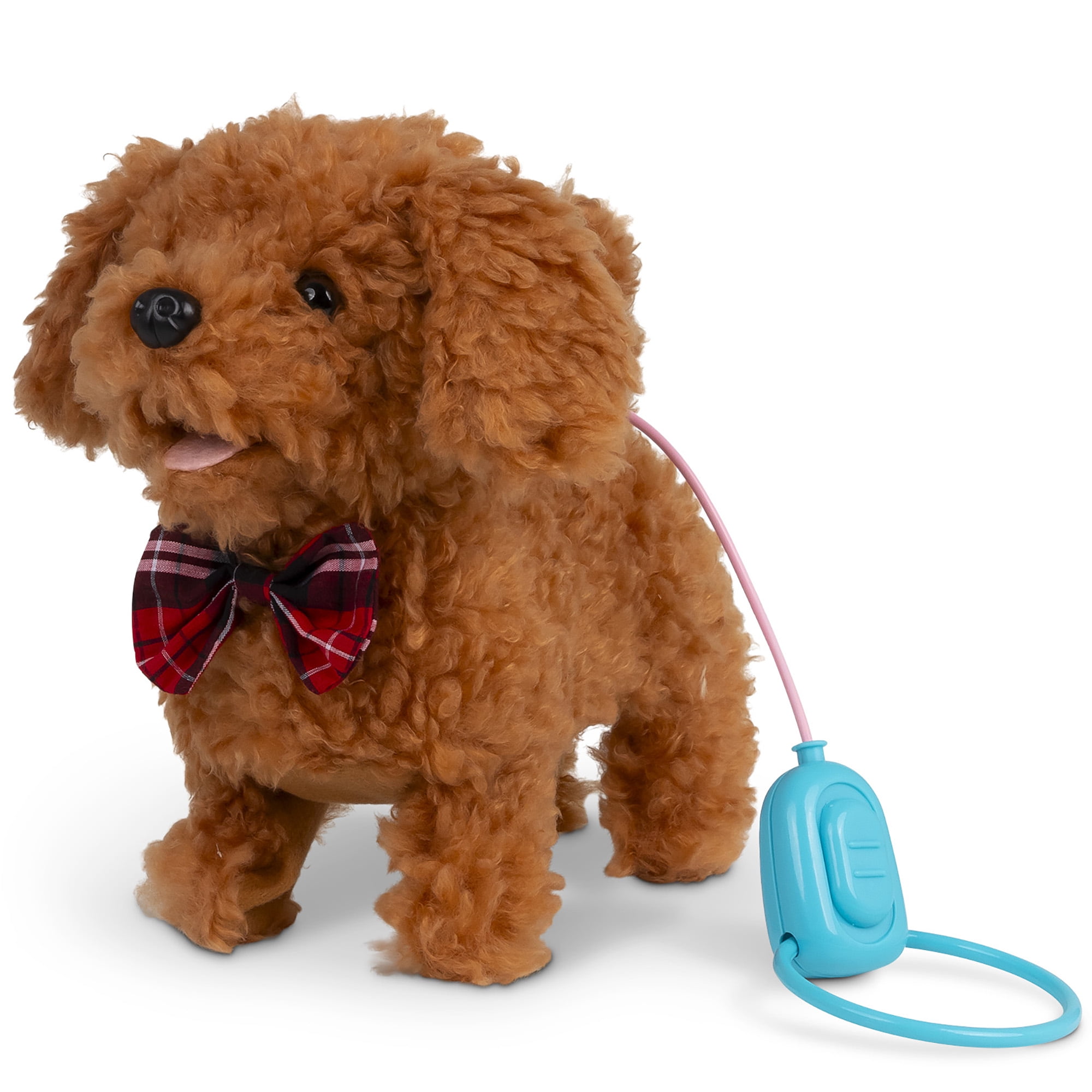 Tobar: Animigos Curly Cockapoo - Brown - Cuddly Animated Plush Pet ...