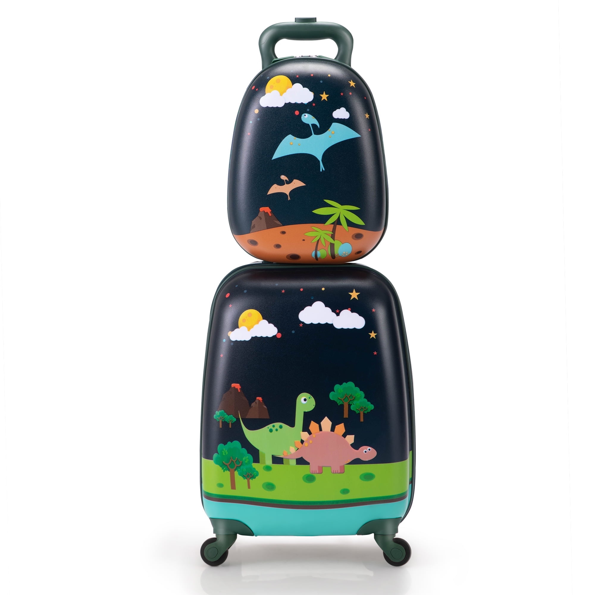 "TOBBI 2 PC Hard Shell Kids Luggage-Set with 12"" Backpack & 16 ...