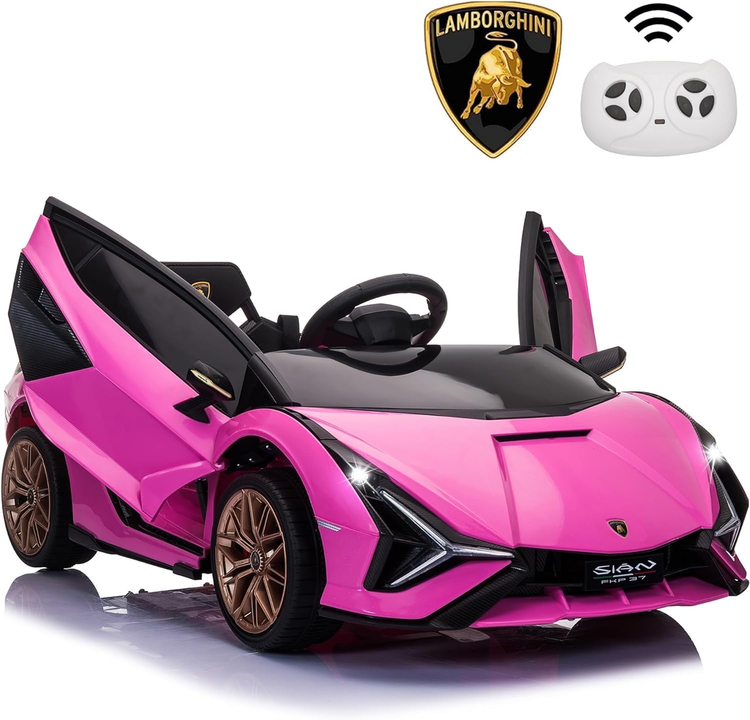 Pink Lamborghini Toy Car