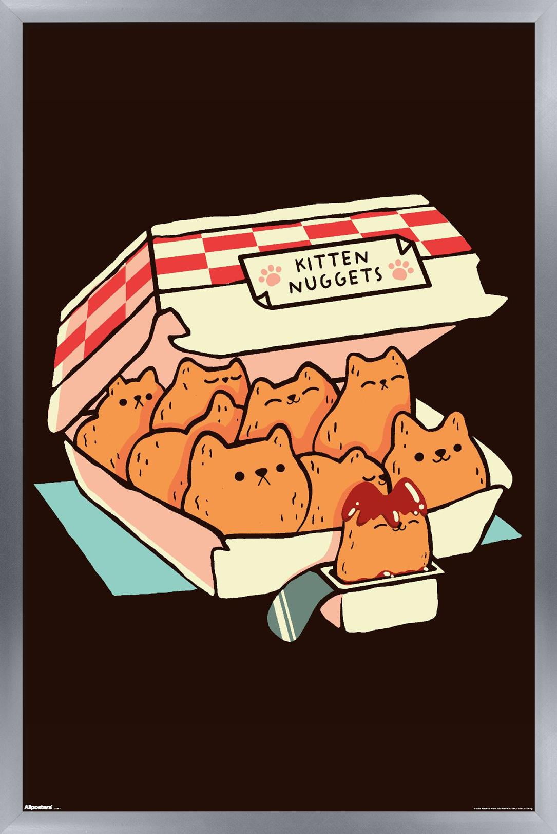 Tobe Fonseca - Kitten Nuggets Wall Poster, 22.375" x 34" Framed - Walmart.com