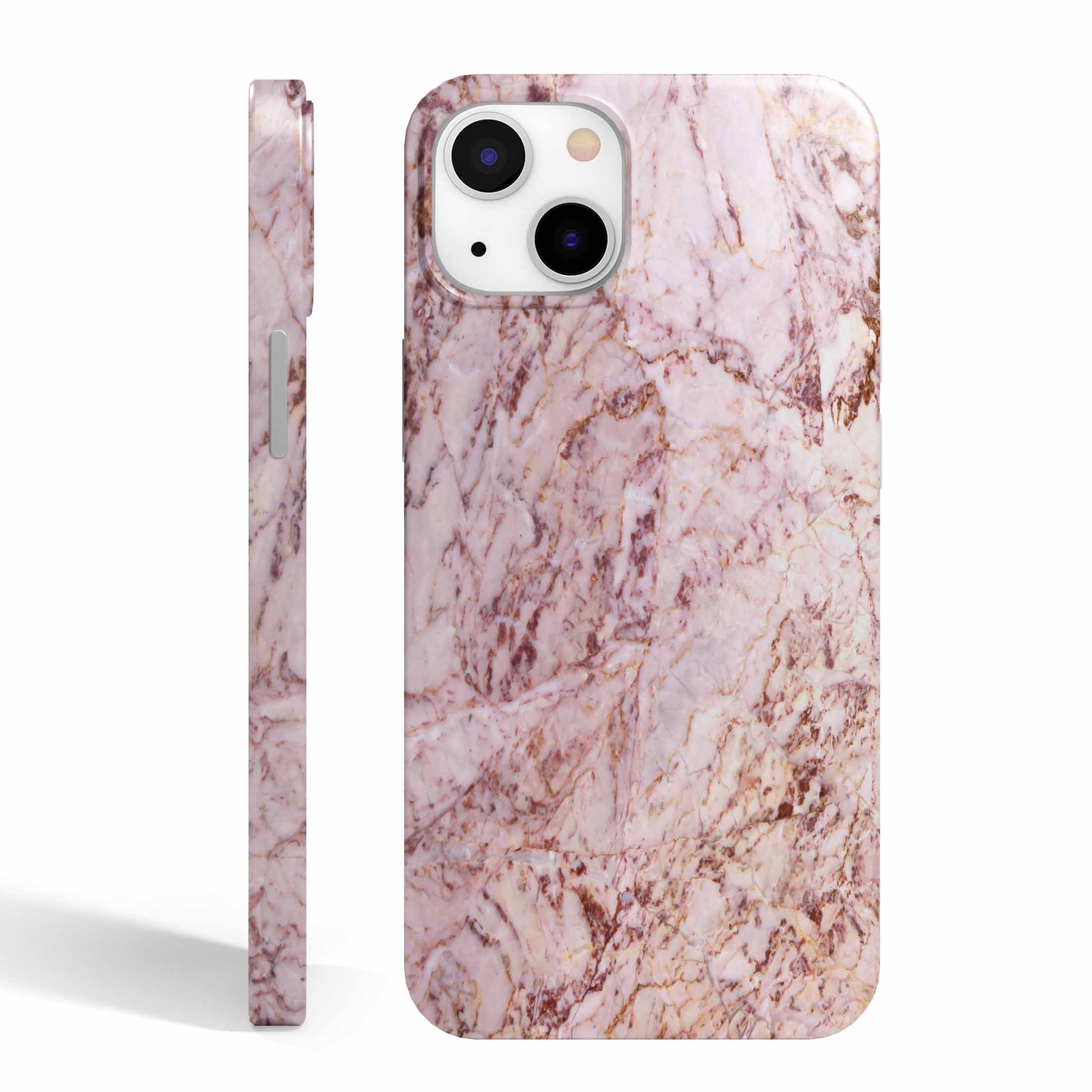 Tobelint Real Marble Texture Case for iPhone 13, Slim Full Protective ...