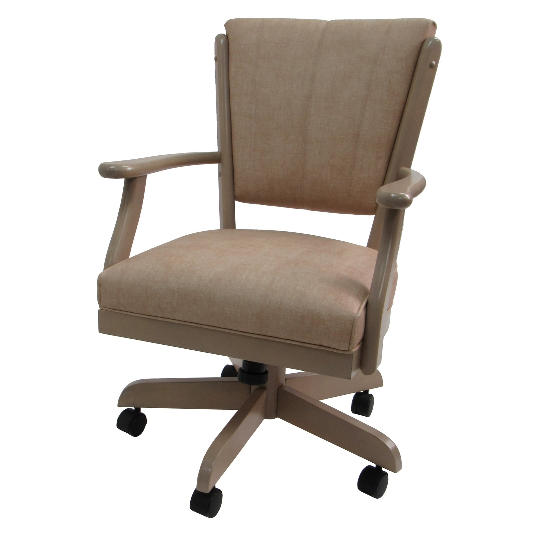 Tobias Design Classic Caster Solid Wood Dining Chair on Wheels - 39 ...