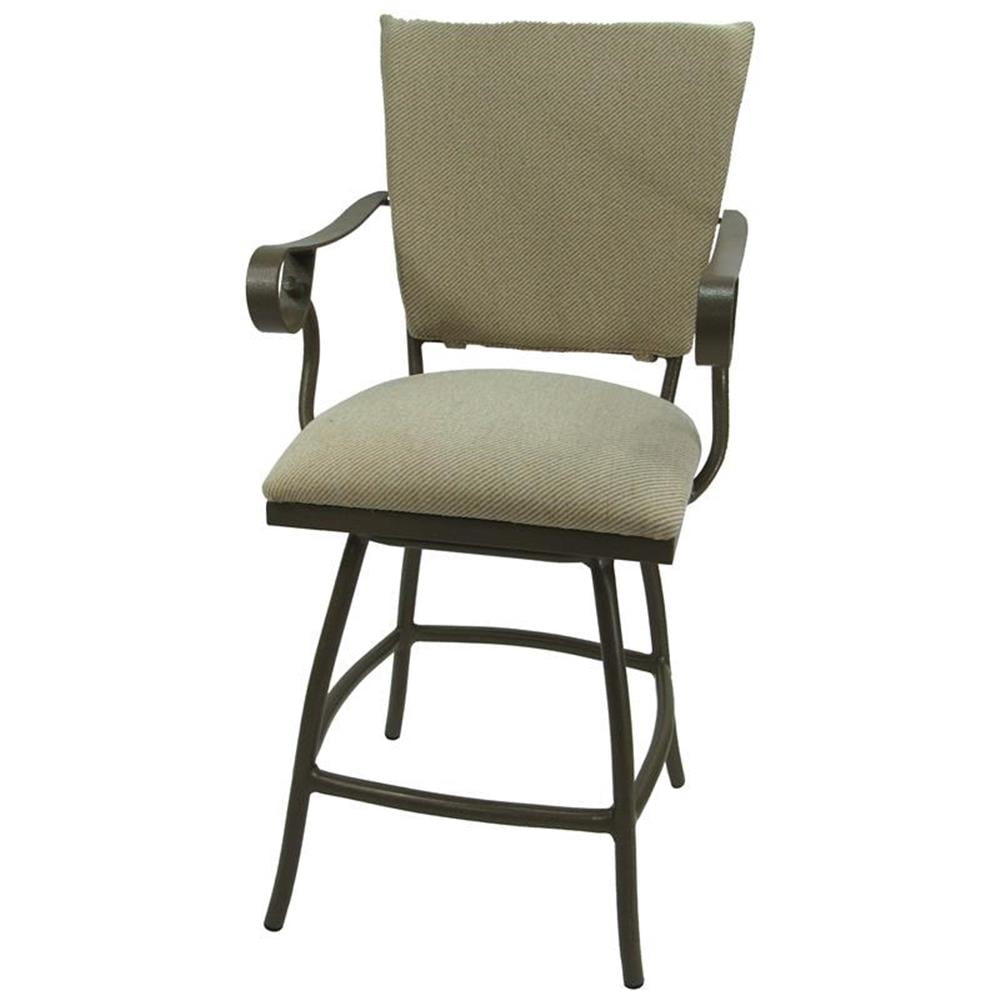 Tobias Designs Swivel Counter 26" Outdoor Bar Stool Jenna - Walmart.com