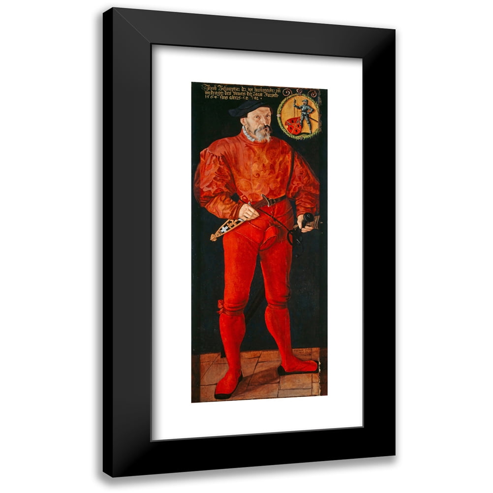 Tobias Stimmer 8x14 Black Modern Framed Museum Art Print Titled ...