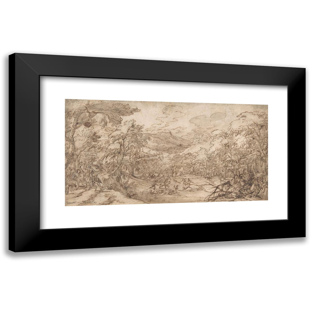 Tobias Verhaecht 18x11 Black Modern Framed Museum Art Print Titled ...