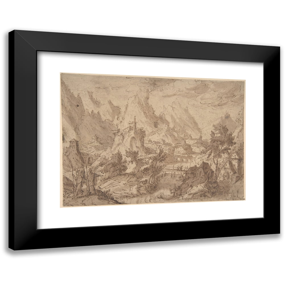 Tobias Verhaecht 24x18 Black Modern Framed Museum Art Print Titled ...