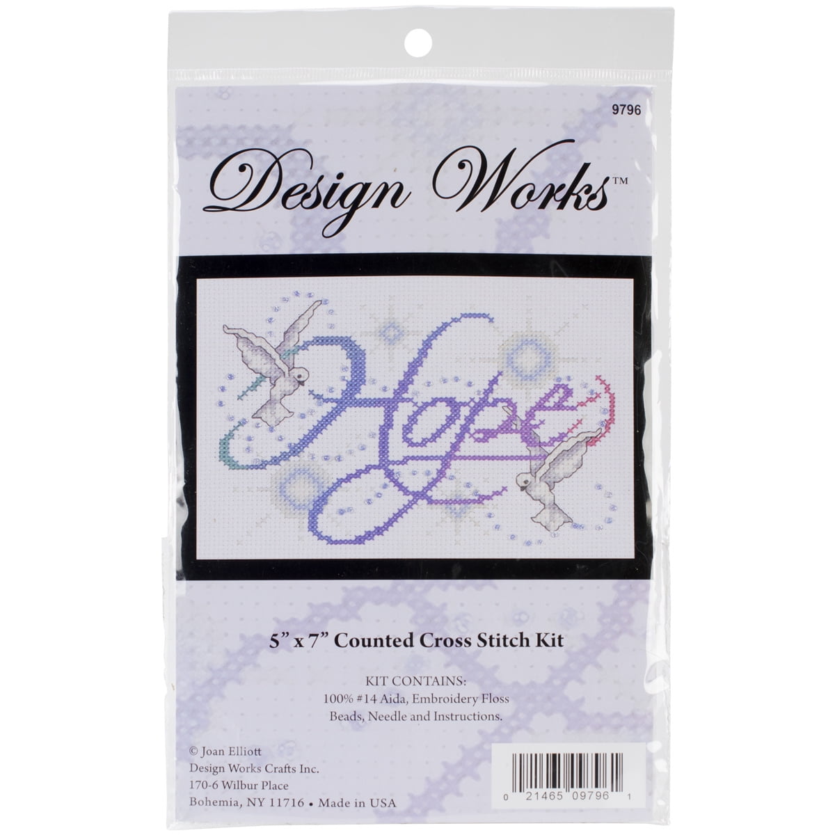 Tobin Design Works Counted Cross-Stitch Kit, Hope - Walmart.com