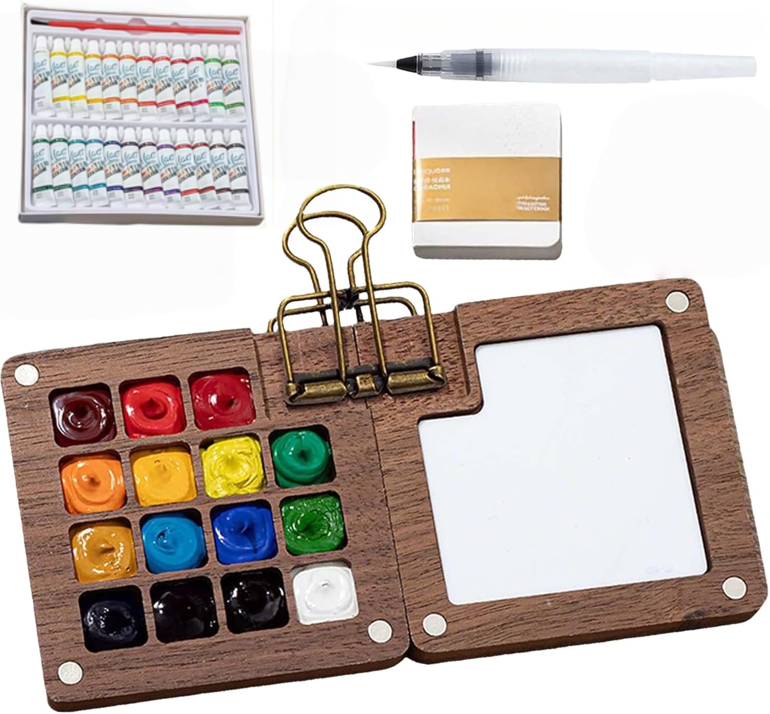 Tobios Watercolor Kit Mini Watercolor Travel Paint Set Pocket Artist ...