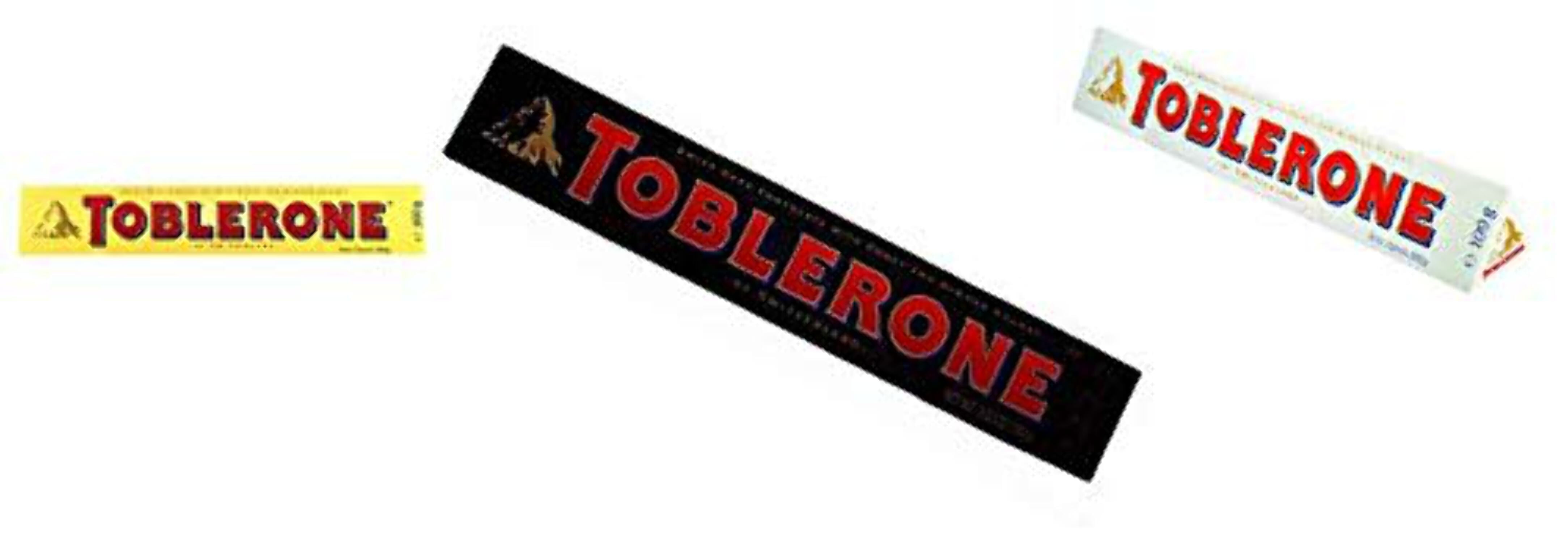 Toblerone Combo Pack of 1 Milk + White + Dark Chocolate Bar 100g ...