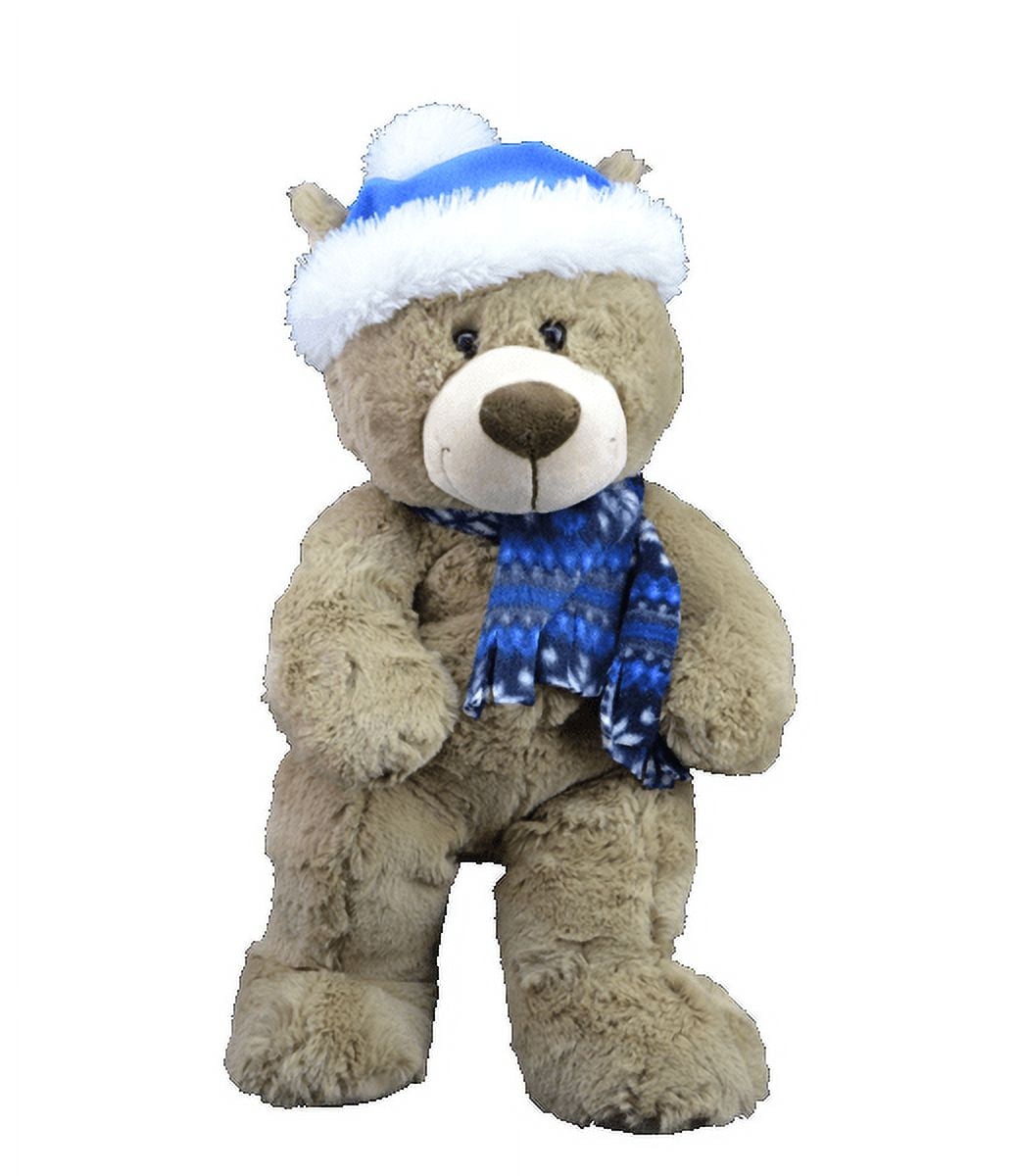 DIY 8" Toboggan the Teddy Plush Toy Skin Kit - No-Sew Craft with Hand ...